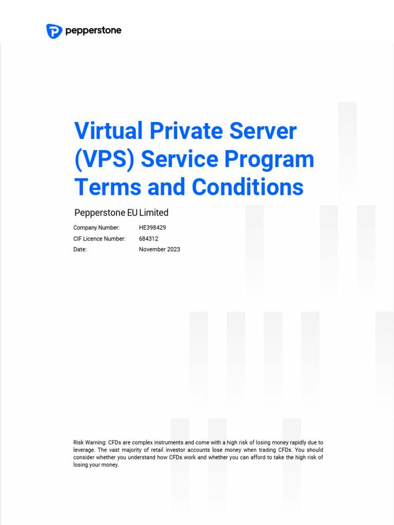 Pepperstone EU Limited (CySec) - VPS Terms and Conditions | PDF ...