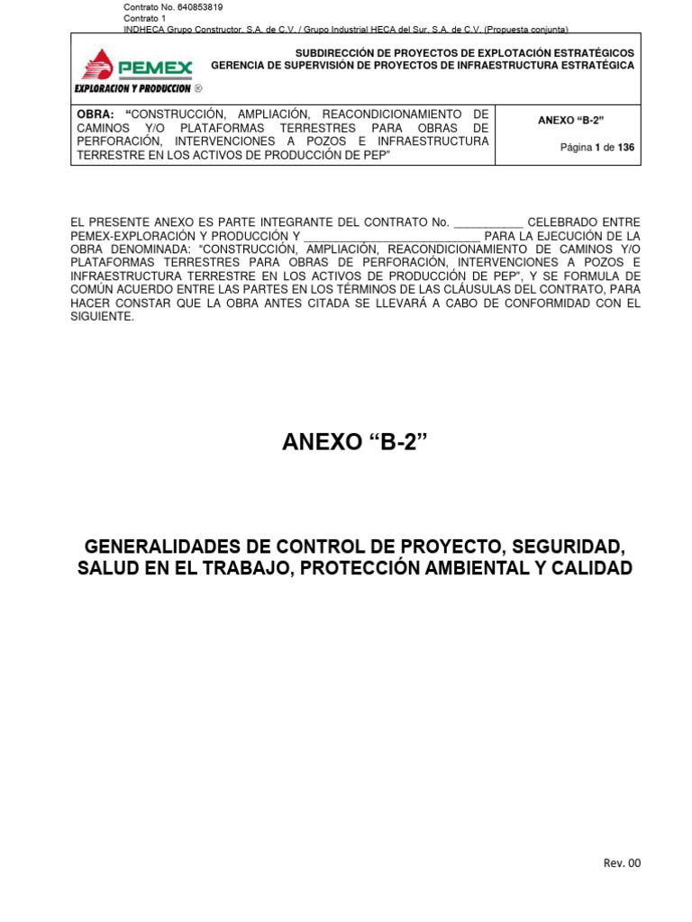Anexo B-2 | PDF | México | Exploración de hidrocarburos