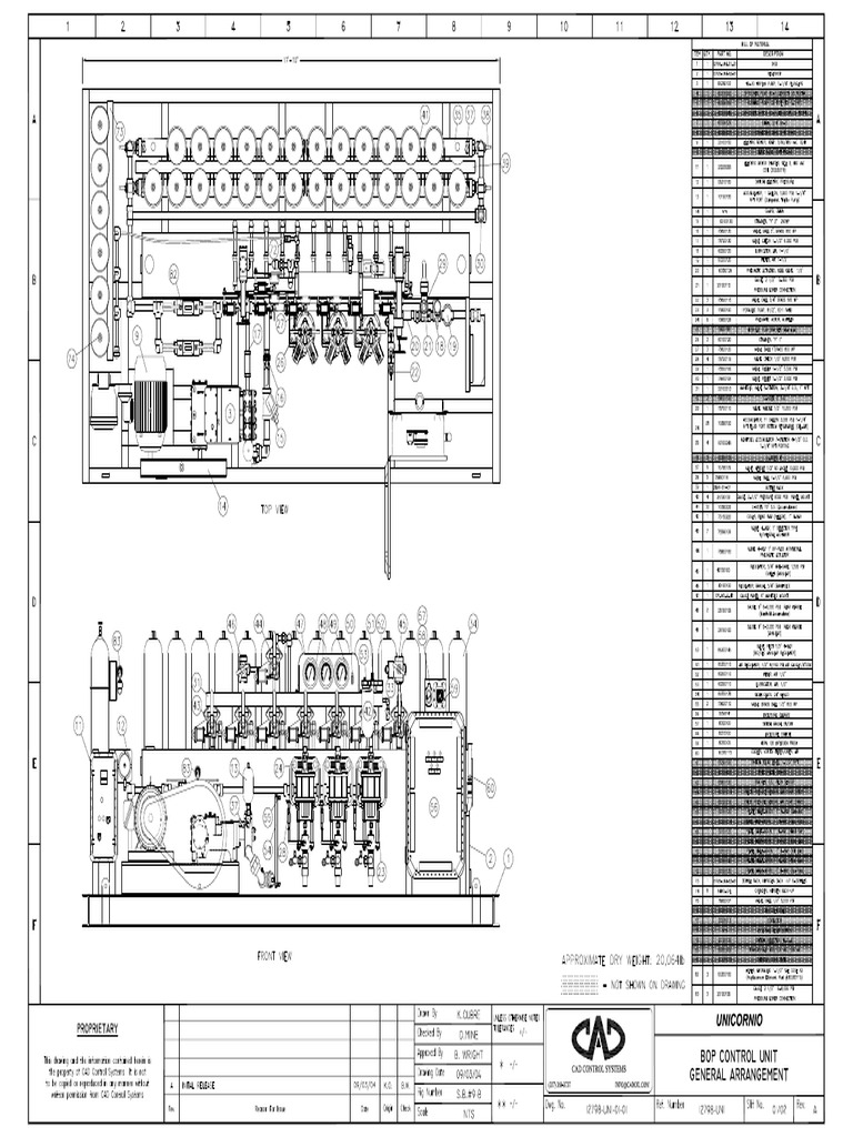 CAD Controls System Dibujos y Diagramas | PDF