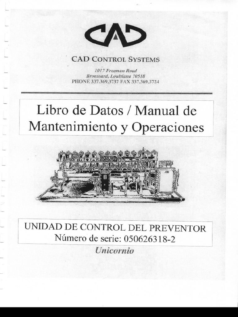 CAD Controls System Manual en Español | PDF