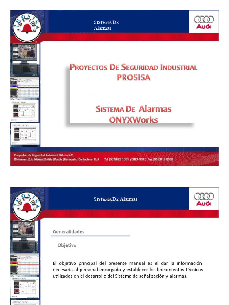 Sistema Alarmas Onyxworks Isabel | PDF | Puesto de trabajo | Interfaces ...
