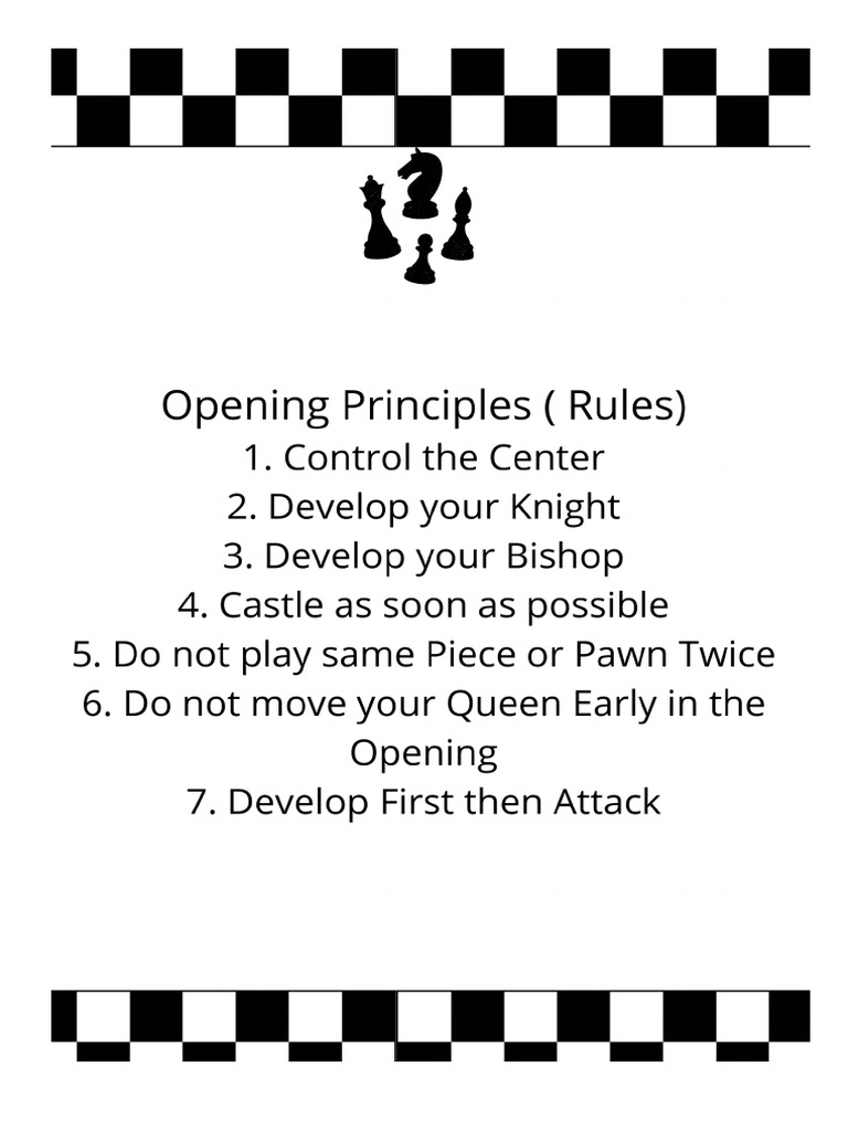 Opening Principle | PDF