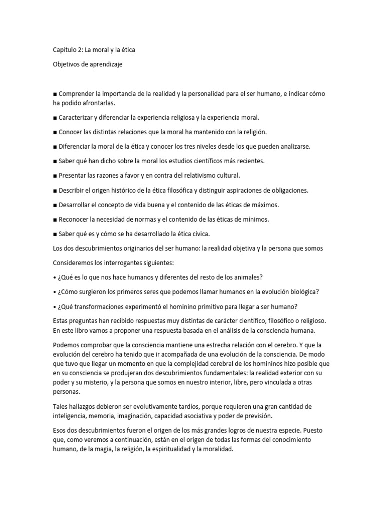 CAP2 | PDF | Moralidad | Altruismo