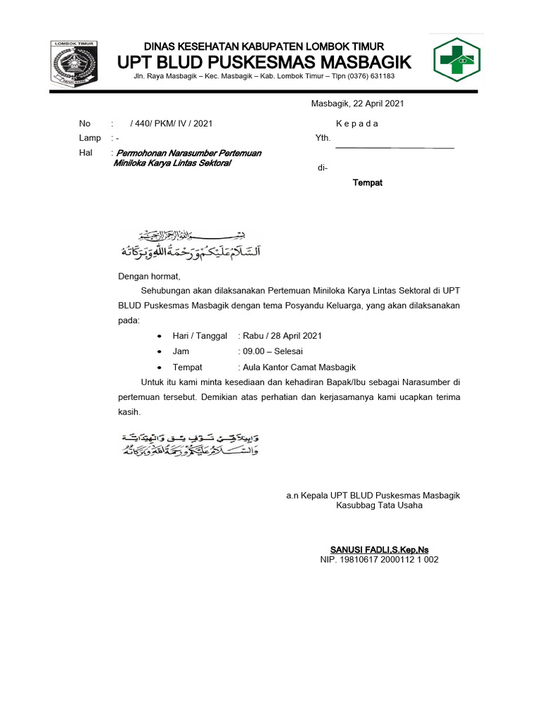 Surat Pertemuan Pdf
