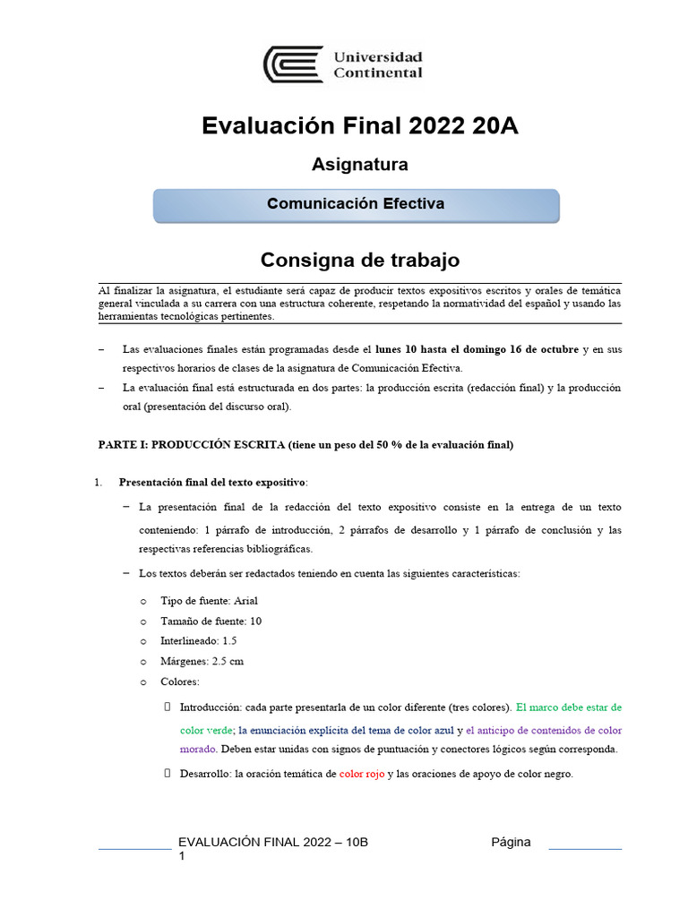 Consigna de Evaluación Final | PDF