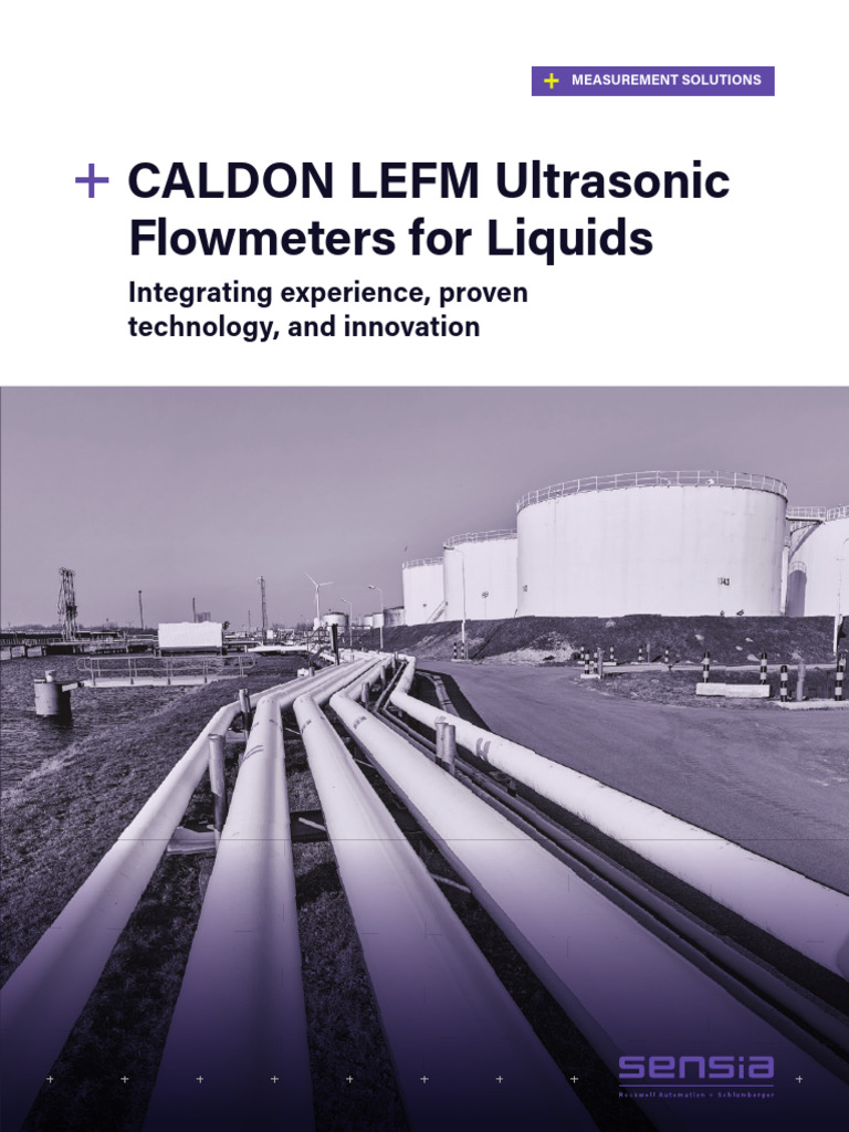Caldon LEFM Ultrasonic Flowmeters | PDF | Flow Measurement | Liquids