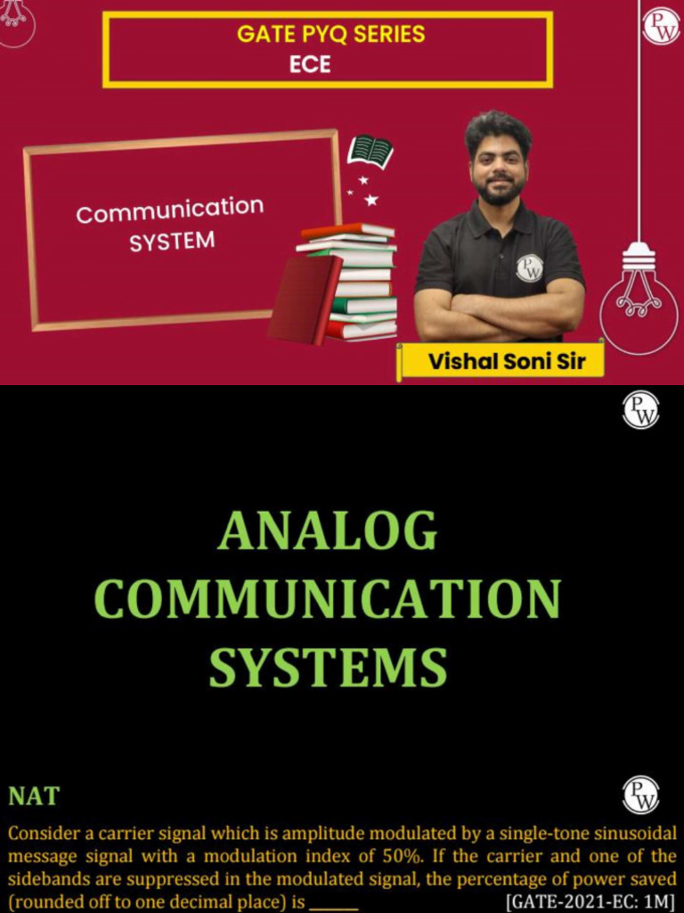 PYQ SESSION - Class Notes - GATE Crash Course 2023 Electronics | PDF