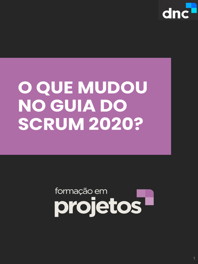 O Que Mudou No Guia Do Scrum 2020 | PDF | Carreira e Crescimento