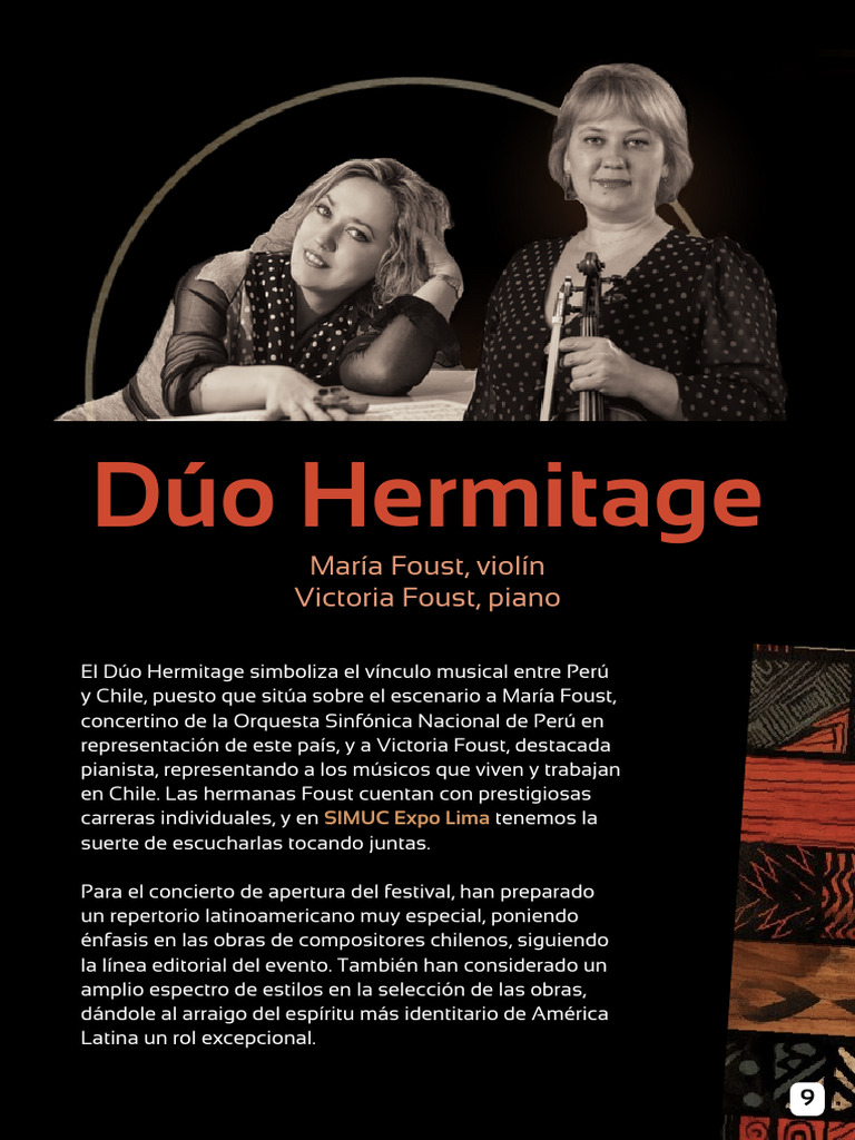 Conciertos SIMUC Expo Lima | PDF | Chile | Música clásica