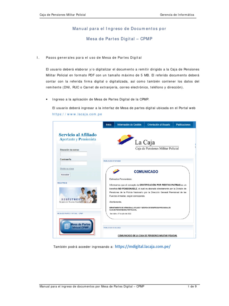 Manual MPD | PDF | Archivo de computadora | Documento de identidad