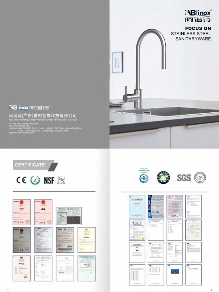 ABLinox SS Sanitary Ware Catalog - 1 (2024!06!25 02-27-31) | PDF