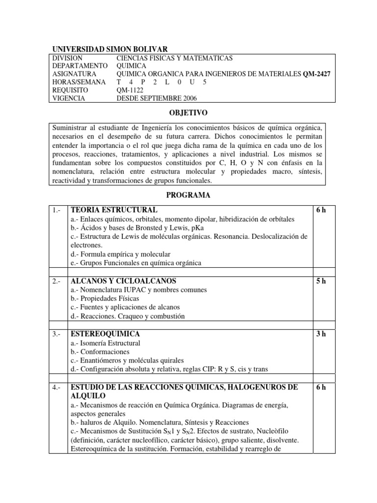 Programas Juntos. | PDF | Enlace químico | Moléculas