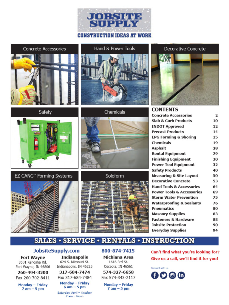 jobsite-catalog | PDF | Pipe (Fluid Conveyance) | Reinforced Concrete