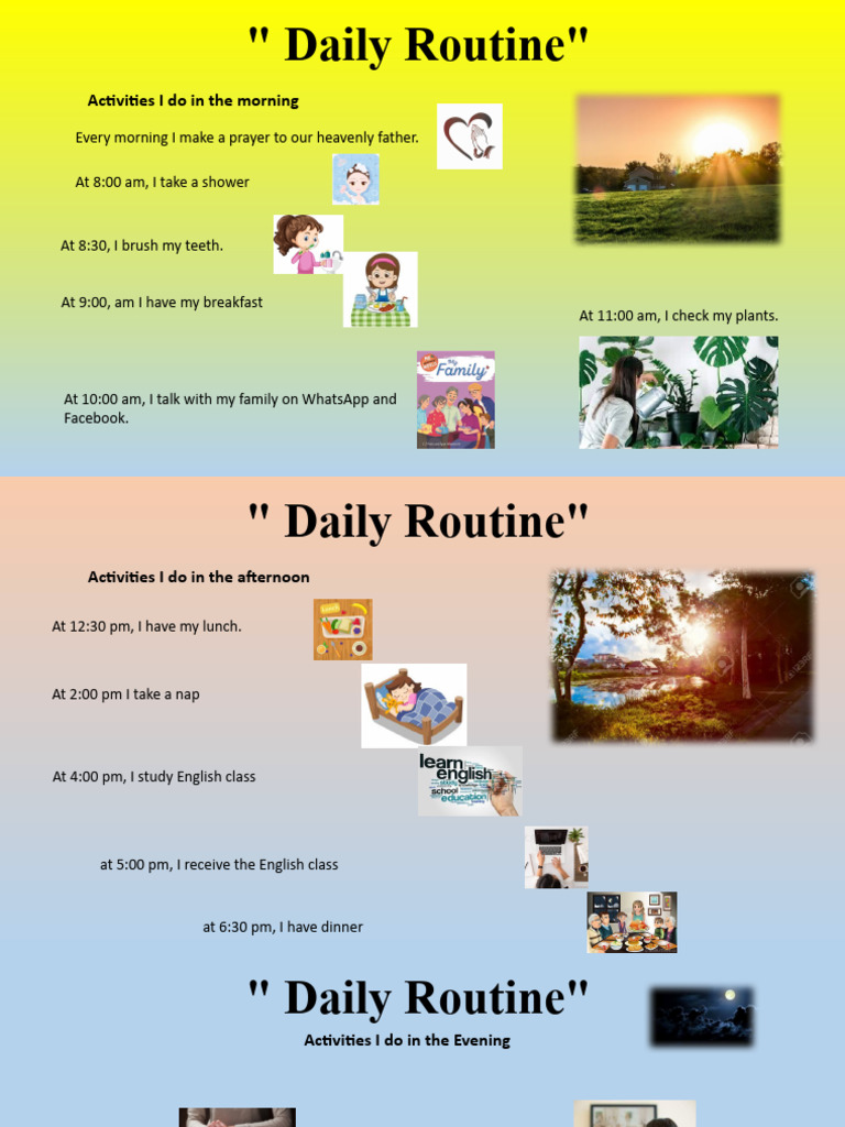 Daily Routine | PDF