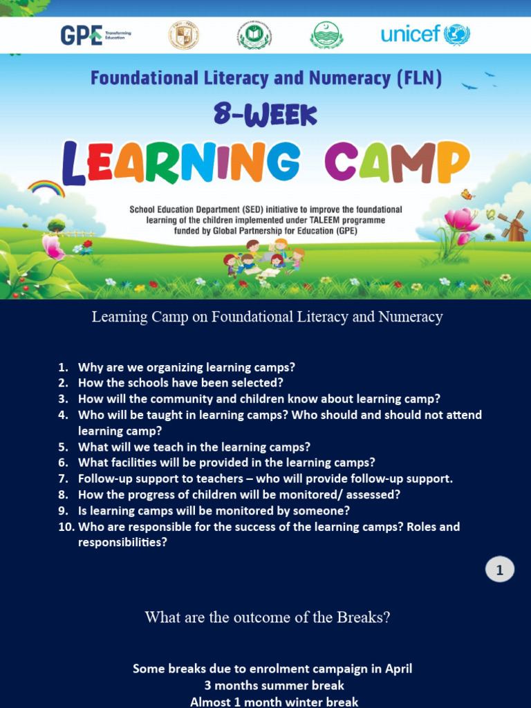 FLN Orientation 2024 | PDF | Literacy | Teachers