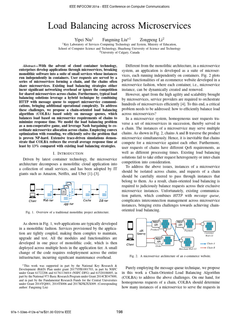 Micro Services | PDF | Load Balancing (Computing) | Mathematical Optimization