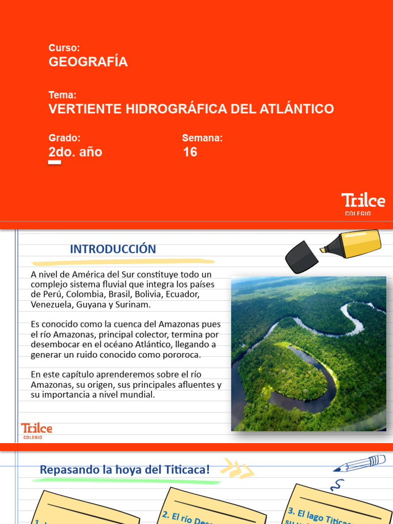 GF-2do-Vertiente Hidrográfica Del Atlántico | PDF | río Amazonas | Ciencia medioambiental