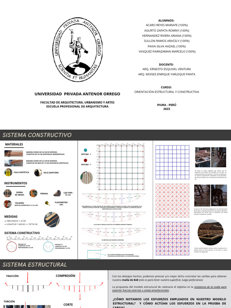 Informe de Catenaria - ORESCO | PDF | Ingeniería mecánica