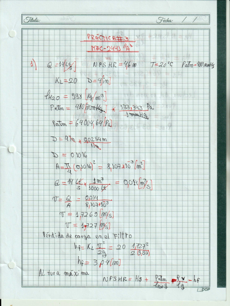 Practica 3 Mec 2441 | PDF