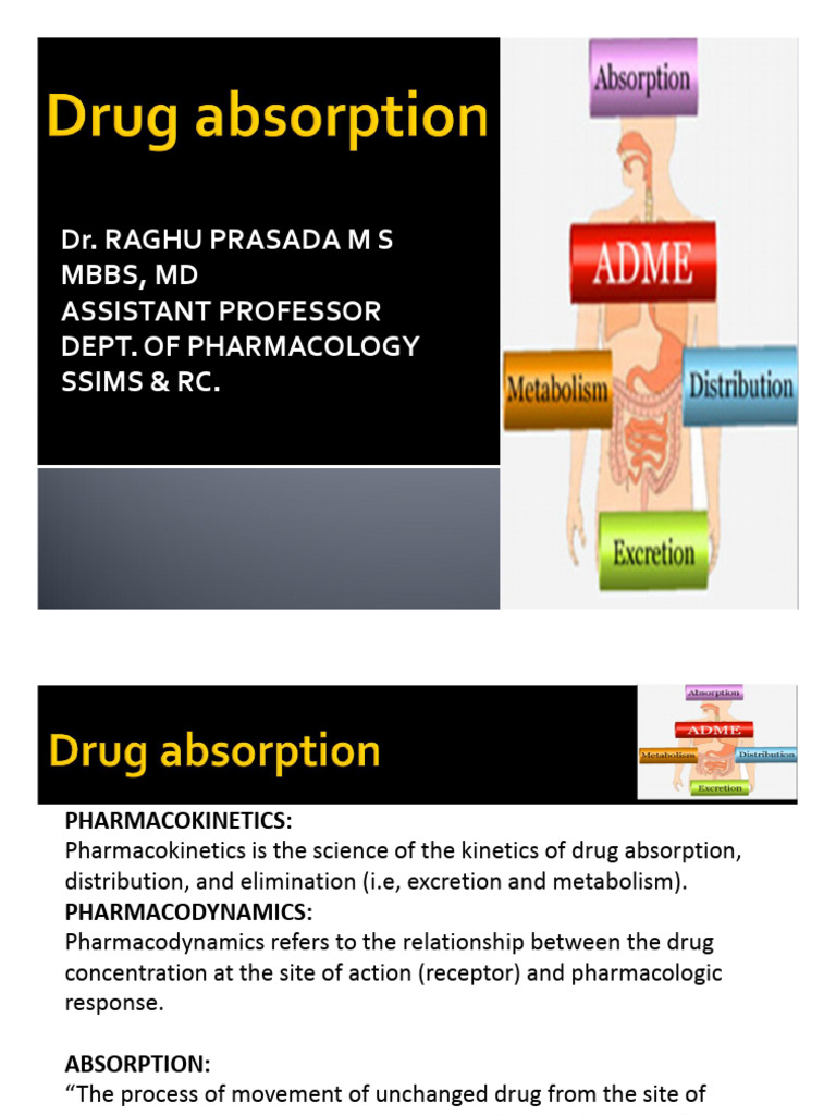 Class Drug Absorption | PDF | Cell Membrane | Solvation