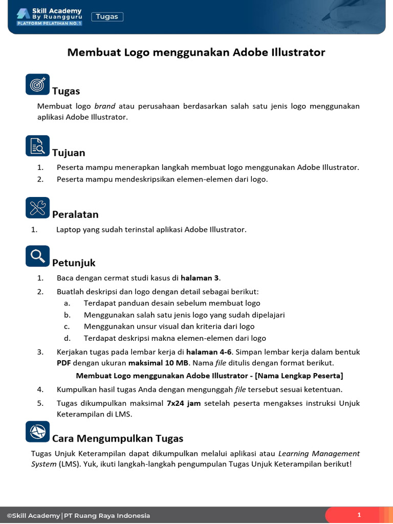 Panduan Membuat Logo di Adobe Illustrator | PDF