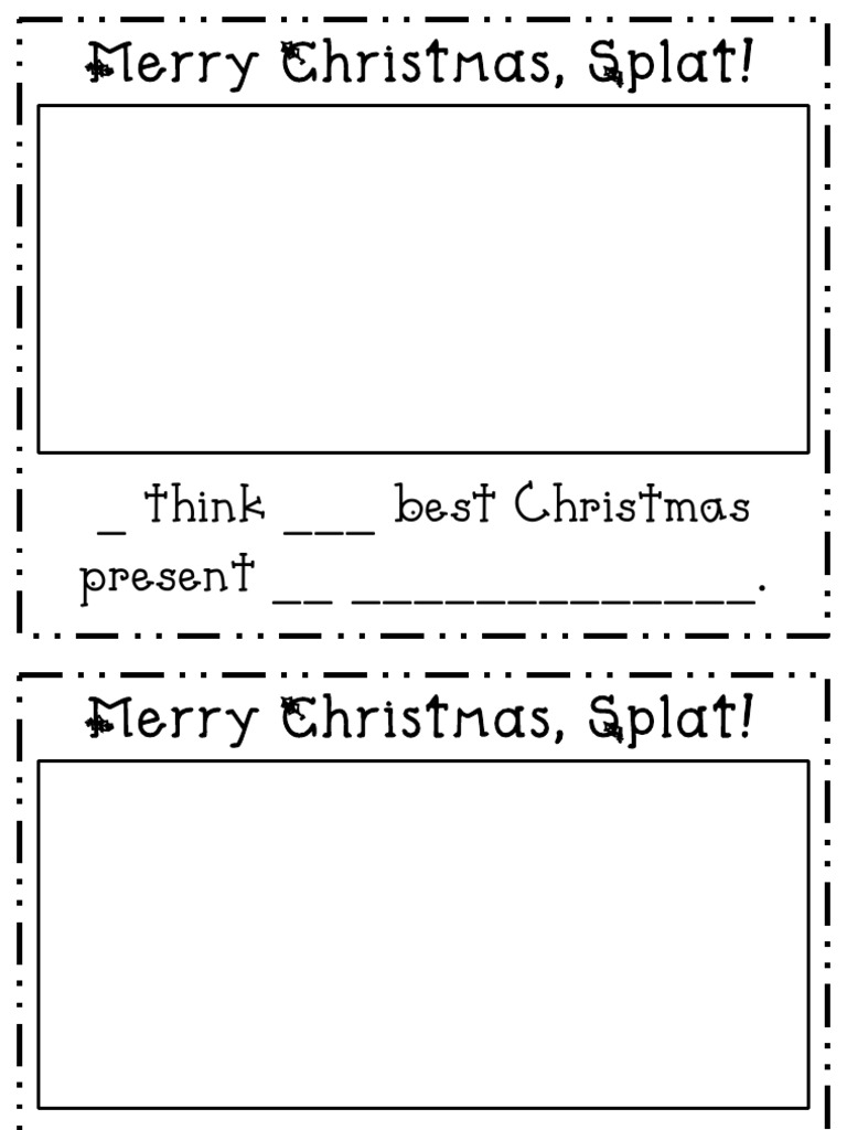 Merry Christmas Splat | PDF | Religious Festival Or Holiday | Christmas