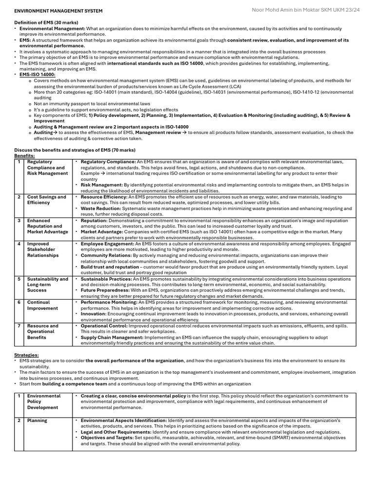 Environmental Management Guide | PDF | Sustainability | Supply Chain