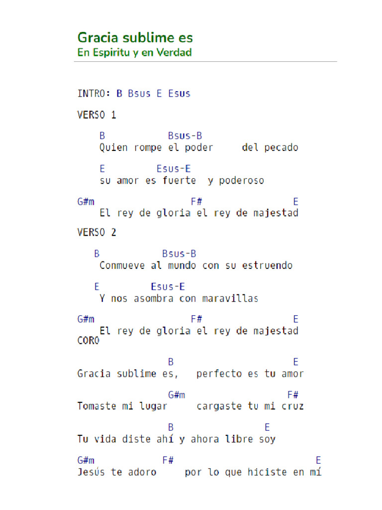 Gracia Sublime Es | PDF