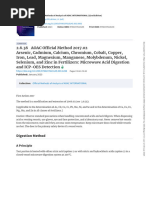 AOAC 990.28. Sulfites in Foods - Optimized Monier - Williams Method | PDF