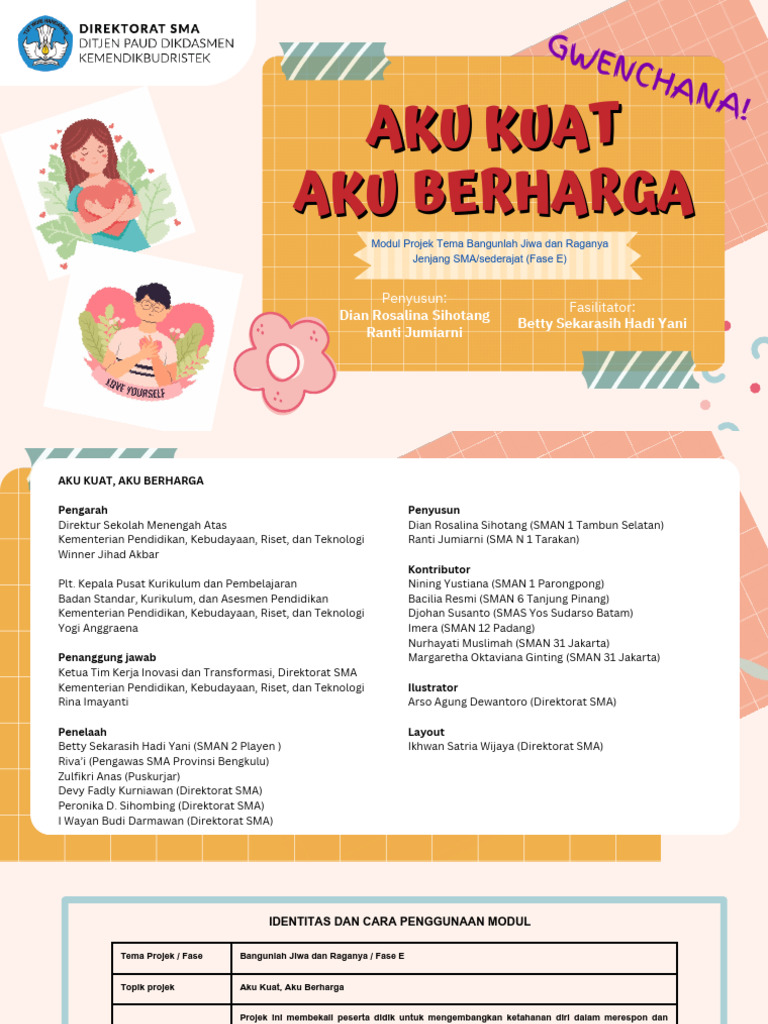 Modul Projek - Aku Kuat, Aku Berharga - Fase E - YKmVo7kZpo | PDF ...