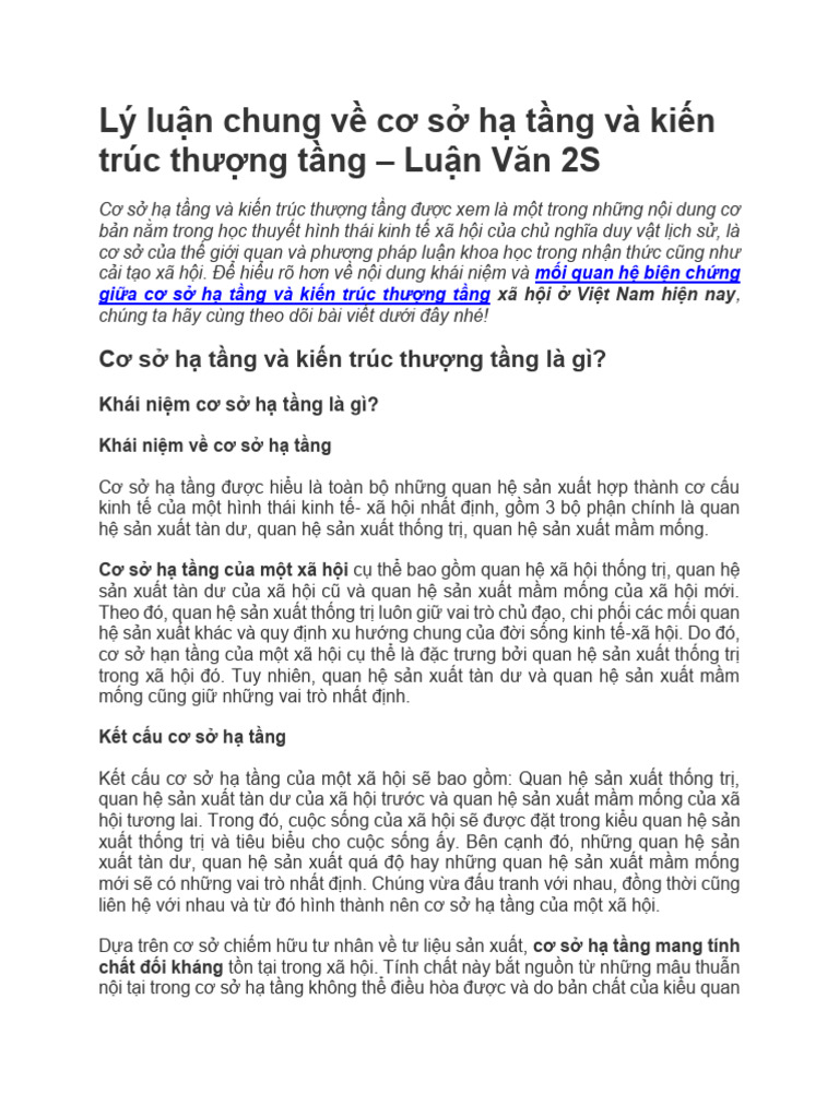 Mi Quan H Bin CHNG Gia C S H TN | PDF