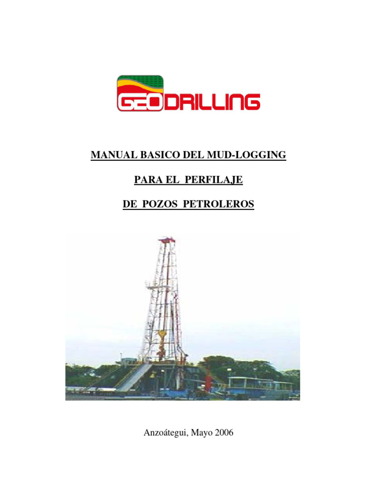 Manual Mud Loggin Geo Drilling | PDF | Perforación | Bomba