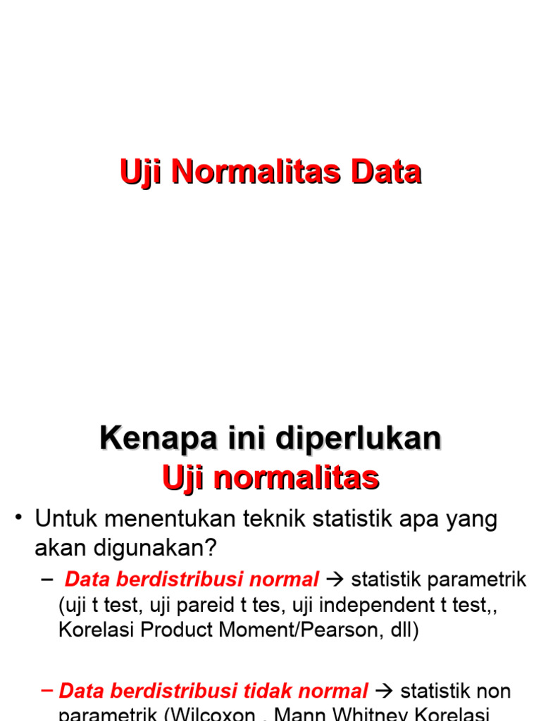 Cara-Uji-Normalitas-Homogenitas Data 2324 Siap | PDF