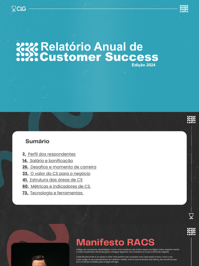 Relatório Anual de Customer Success 2024 | PDF | Gestão de relacionamento com o cliente | Salário