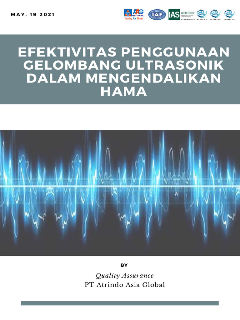 Efektivitas Penggunaan Gelombang Ultrasonik | PDF
