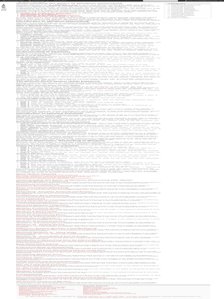 Understanding The Basics of Windows Networking - PDF | PDF | Domain Name System | Computer Network