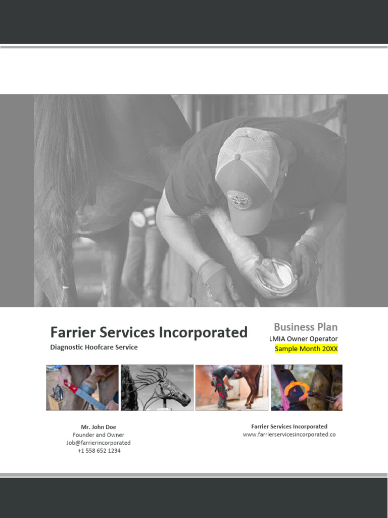 Business Plan - LMIA - John Doe - Project | PDF | Economies | Financial ...