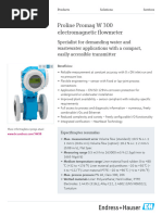 Endress-Hauser Proline Promag P 300 5P3B EN | PDF | Flow Measurement ...