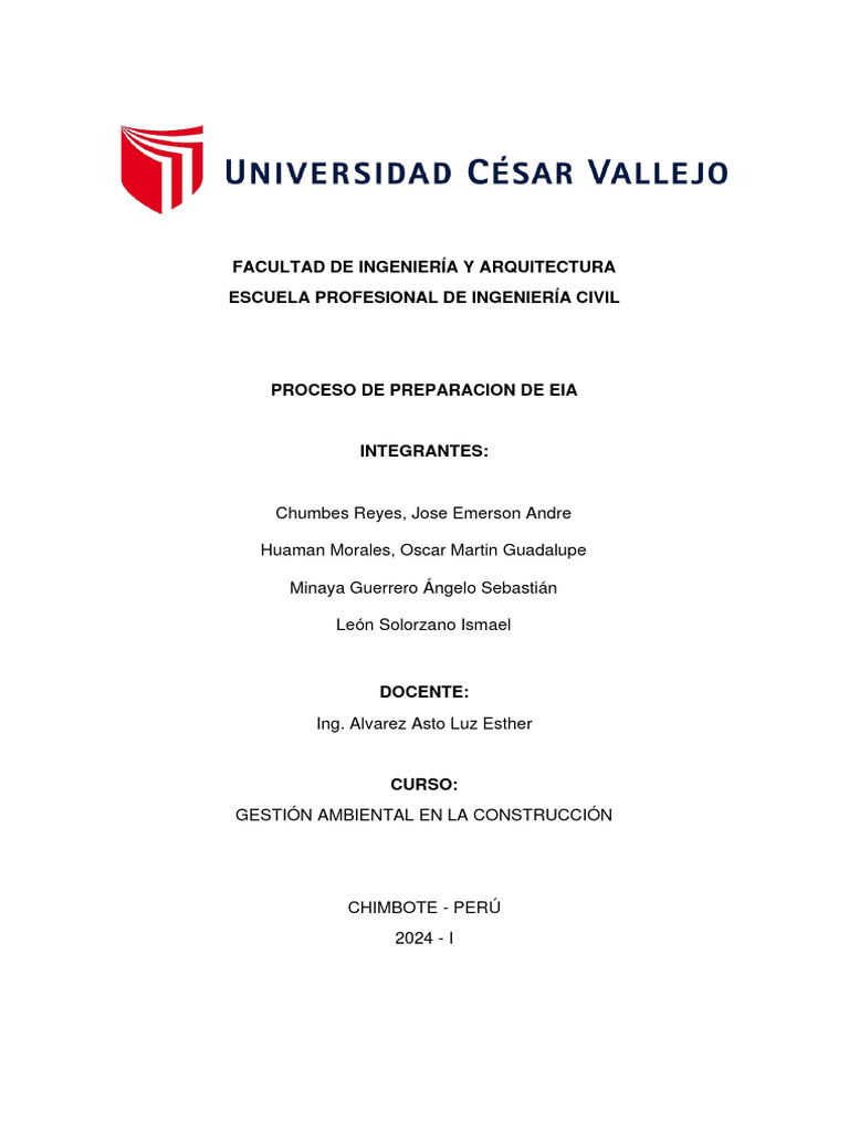 Sem6 - Gr2 Procesos EIA | PDF | Residuos | Contaminación