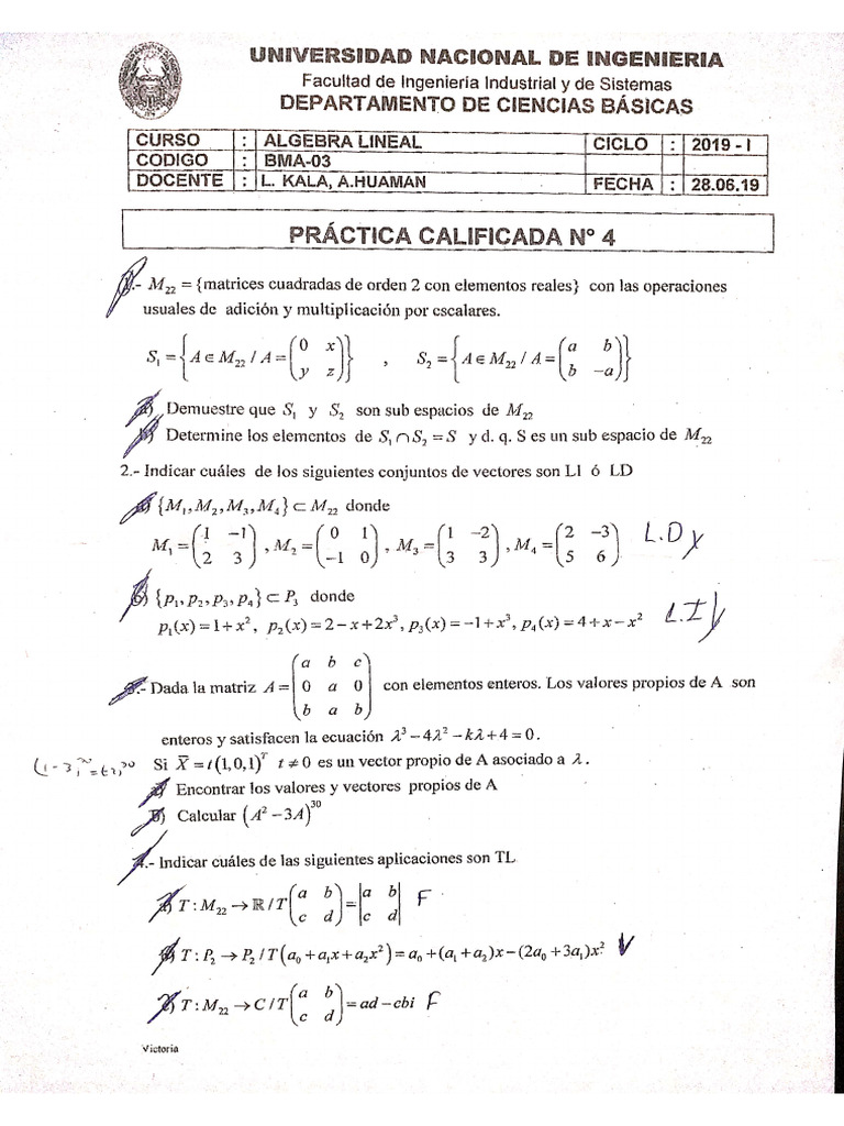 PC4 BMA03 Examen Solucionario | PDF