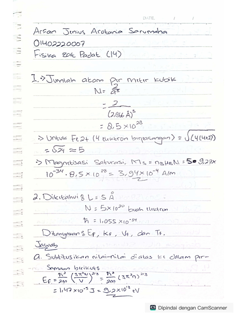 Latihan Soal UAS - Arfan Jenius Arotania Sarumaha - IMF1 | PDF