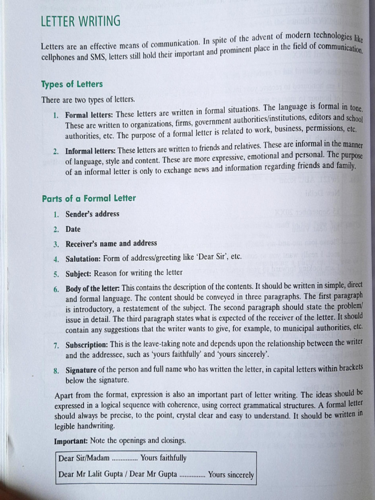 12 LETTER WRITING -Editor | PDF