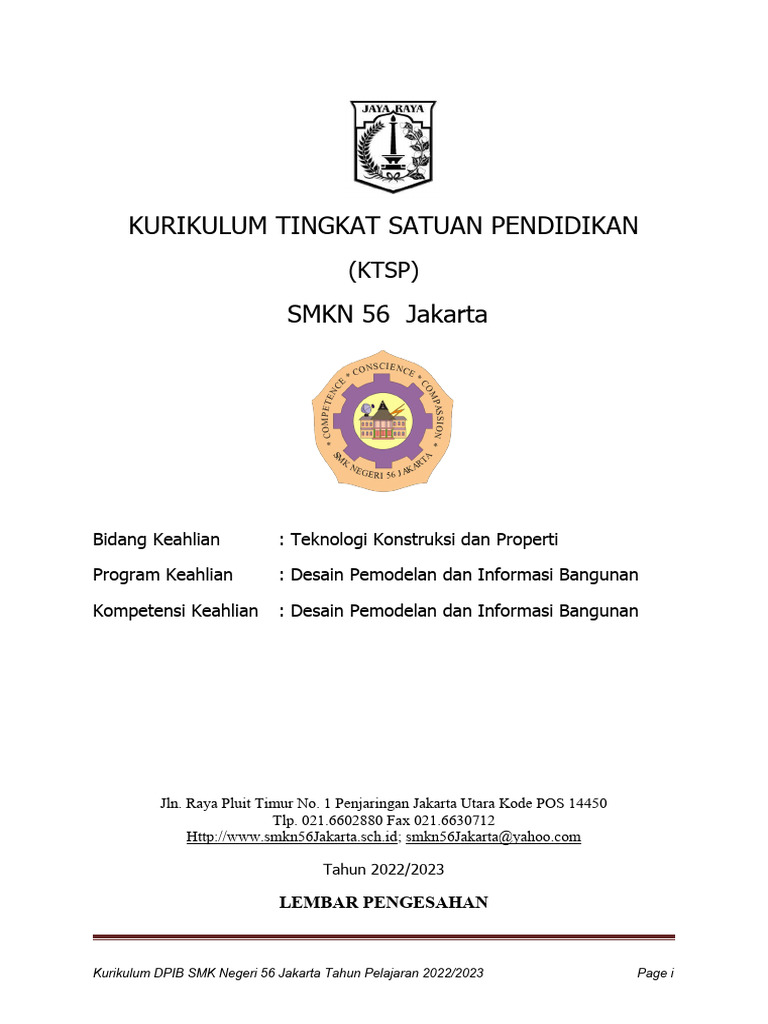 KTSP Dpib 2022-2023 | PDF