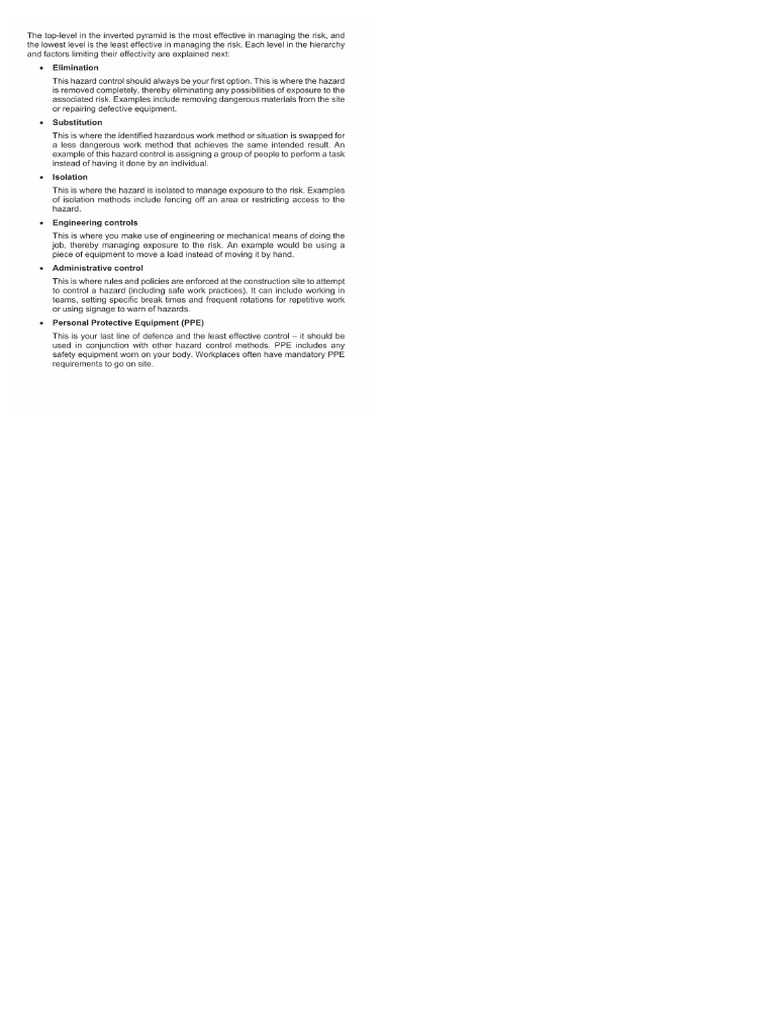 Heirarcy of Control2 | PDF