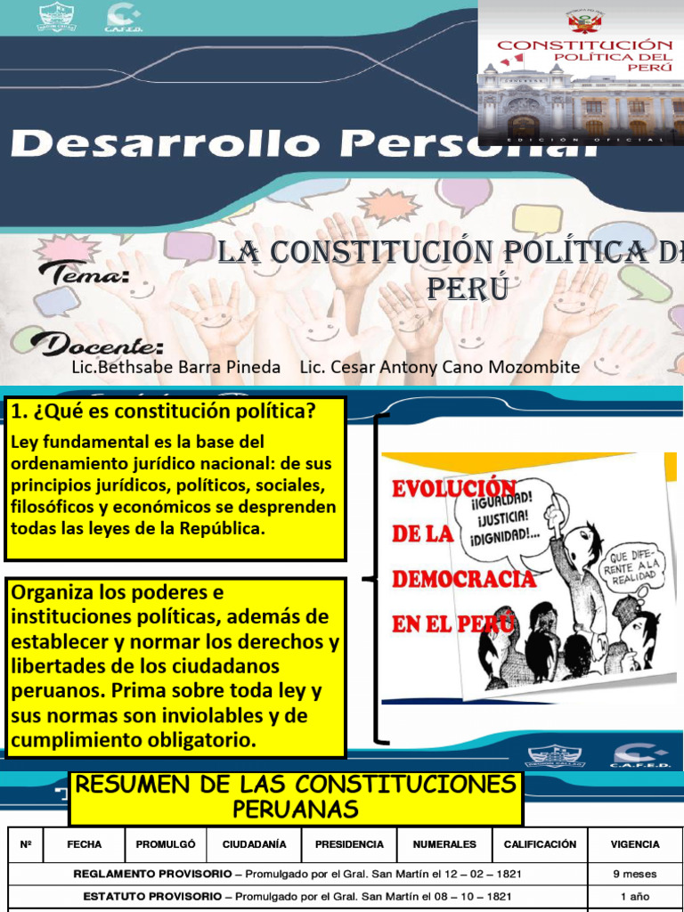 Constitución Política Del Perú Descargar Gratis Pdf Gobierno