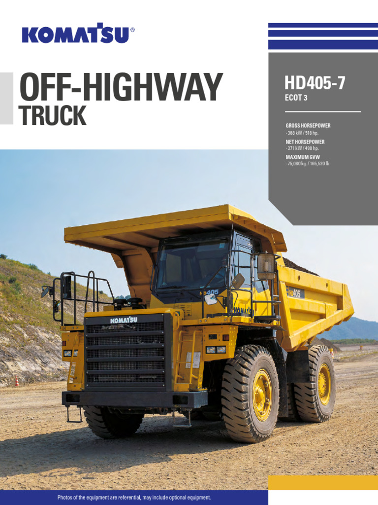 Catalogo Camion HD405 7 Ing | PDF | Axle | Horsepower