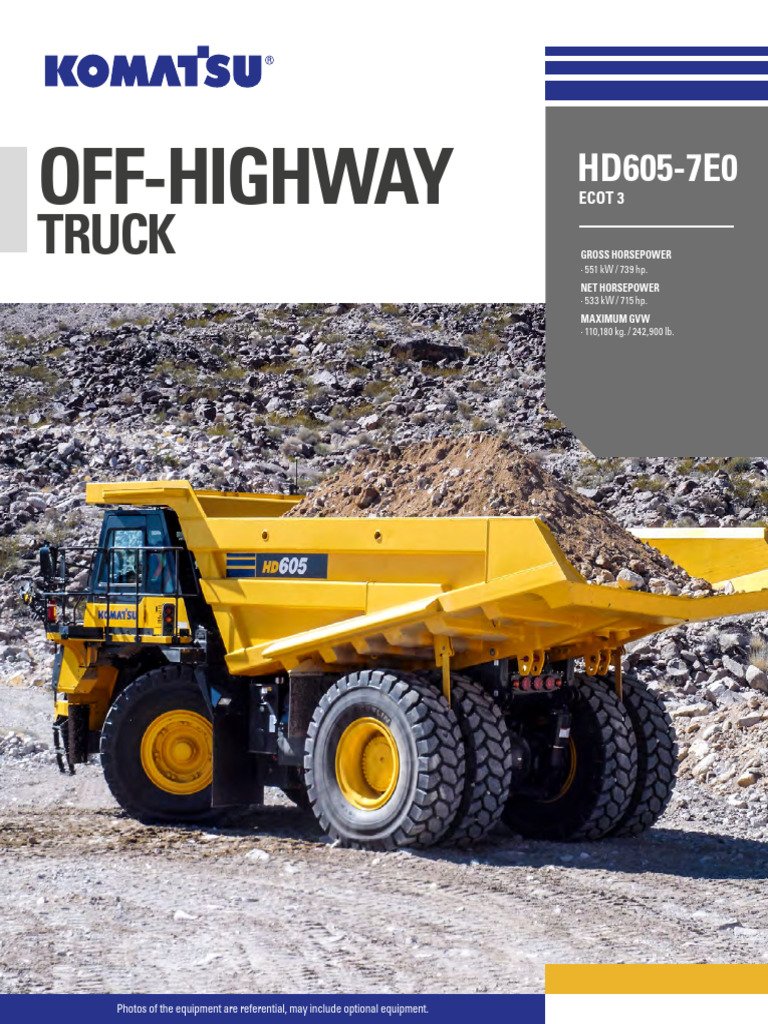Catalogo Camion HD605 7E0 Ing | PDF | Axle | Horsepower
