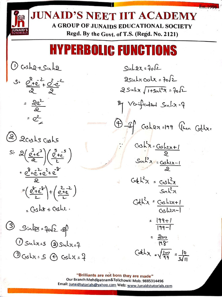 Hyperbolic | PDF