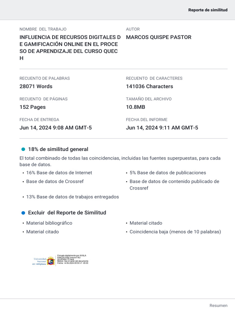 Informe Se Similitud Ok | PDF