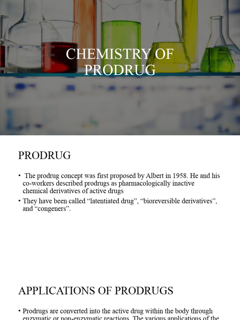 Chemistry of Prodrugs | PDF | Self-Improvement
